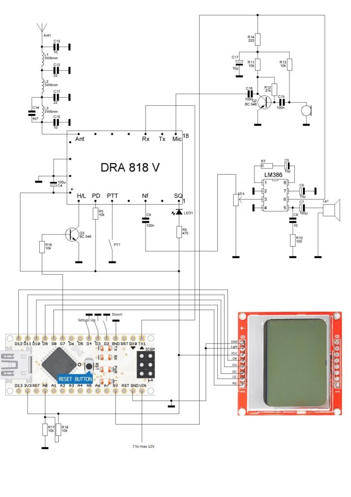 DRA 818 VHF TRX – John Küpper – OZ6YK